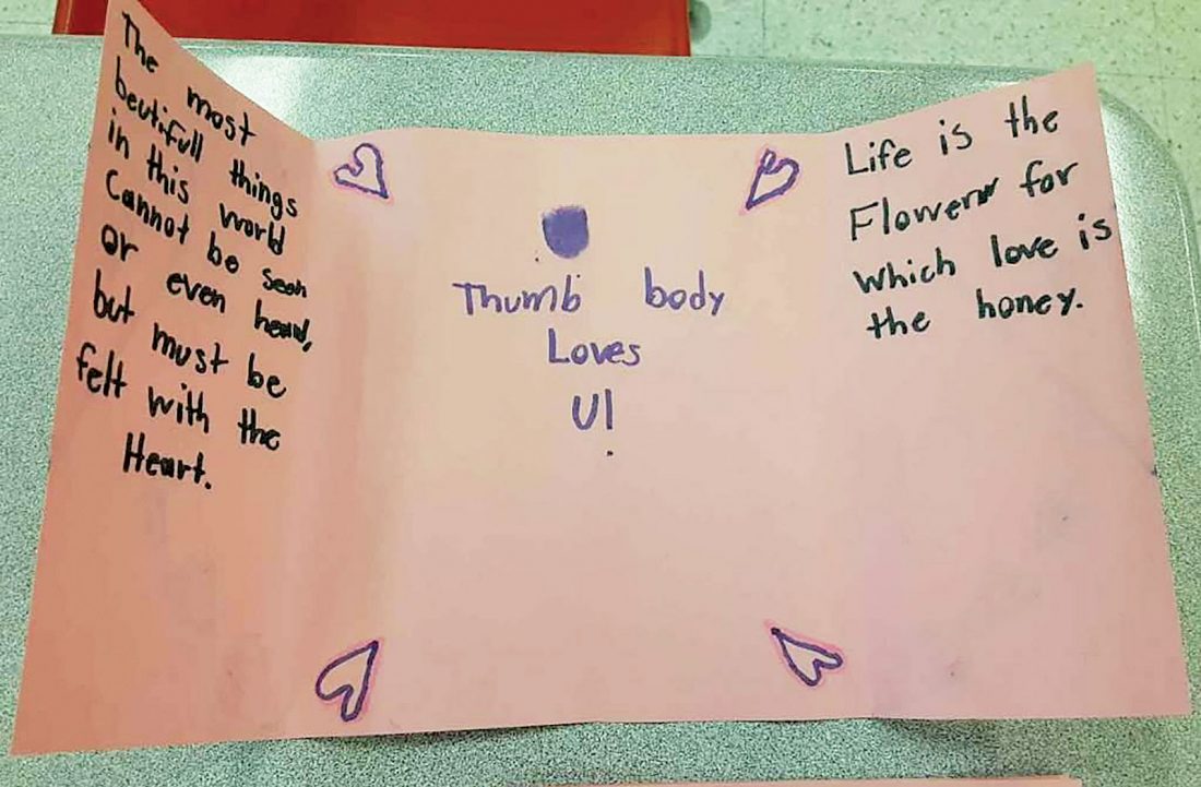 Edison Middle School students make seniors their Valentines | News ...